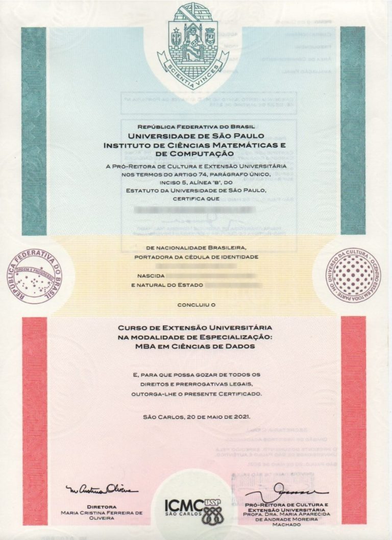 MBA em Ciências de Dados - ICMC/USP e CeMEAI